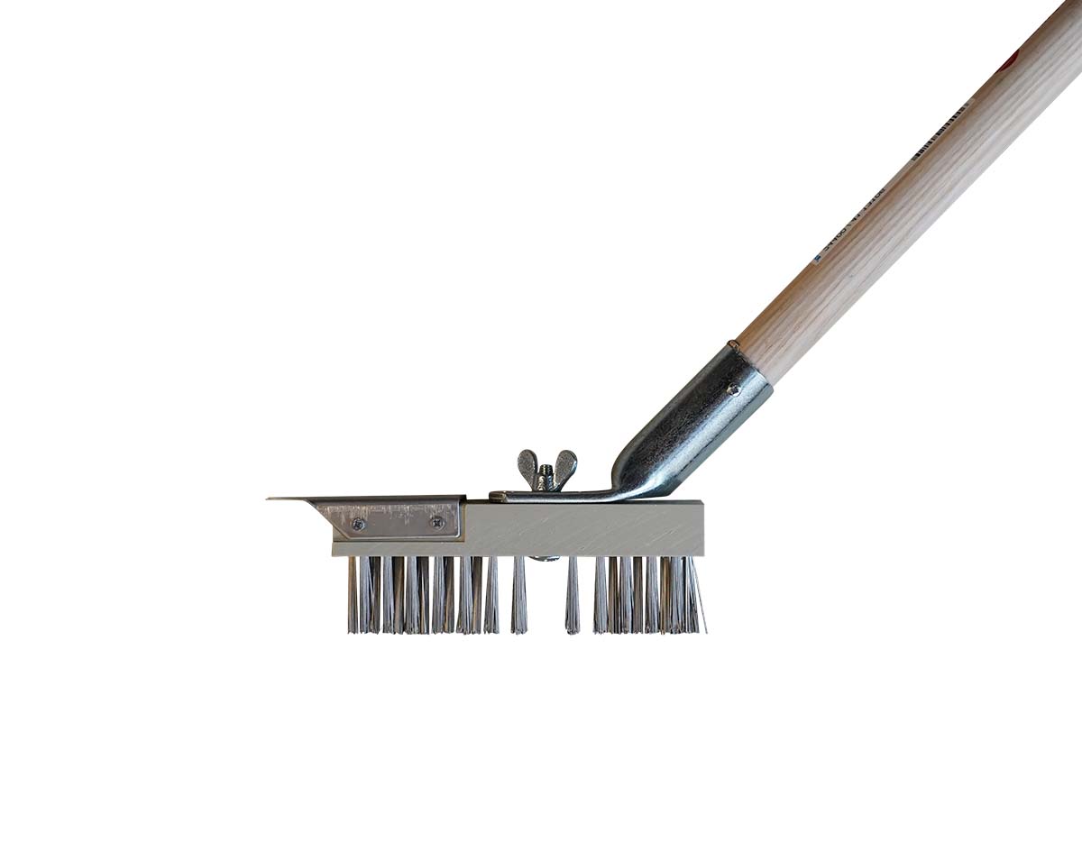 Fugenbürste Inox mit Stiel: Hortima